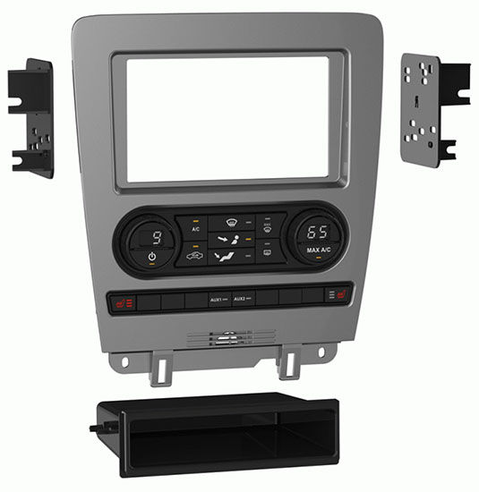 Metra 99-5853CH | Single-DIN or Double-DIN dash kit for